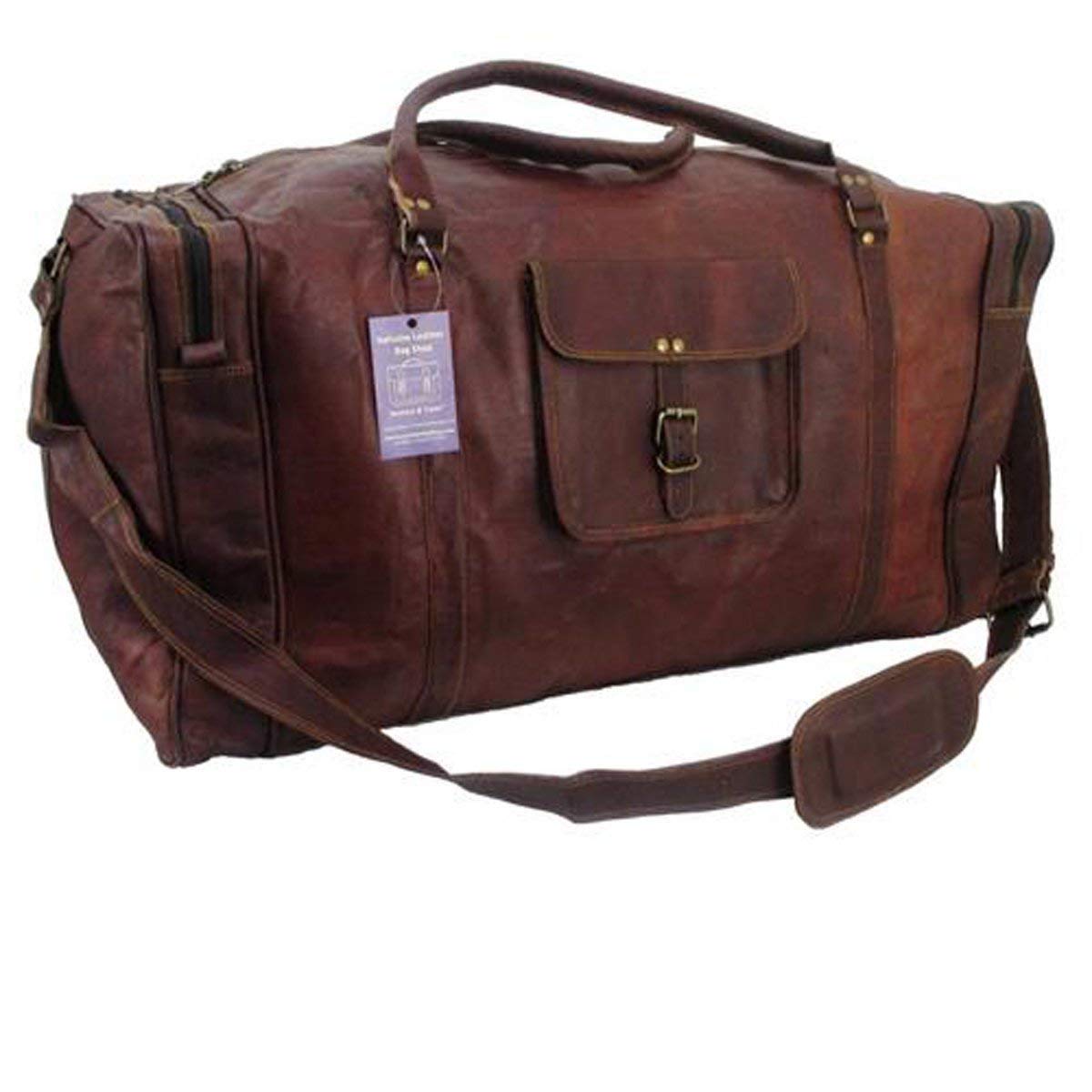 Classy Designs Leather Duffel Bags For Travel - CUERO BAGS